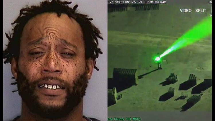 Florida man arrested for pointing lasers as planes landed, injuring ...