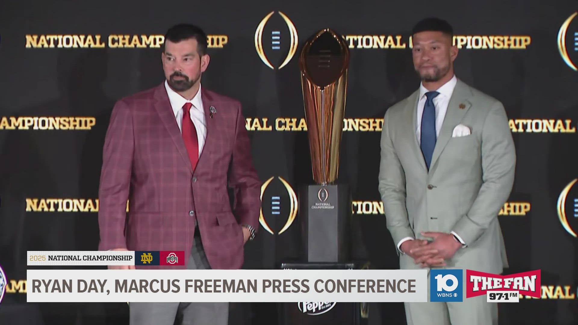 Ryan Day and Marcus Freeman hold press conference ahead of national ...