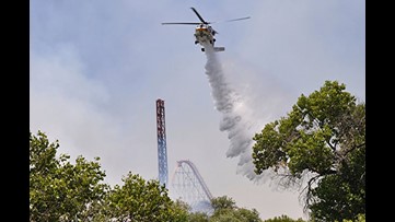 Wildfire prompts evacuation at California Six Flags park | 10tv.com