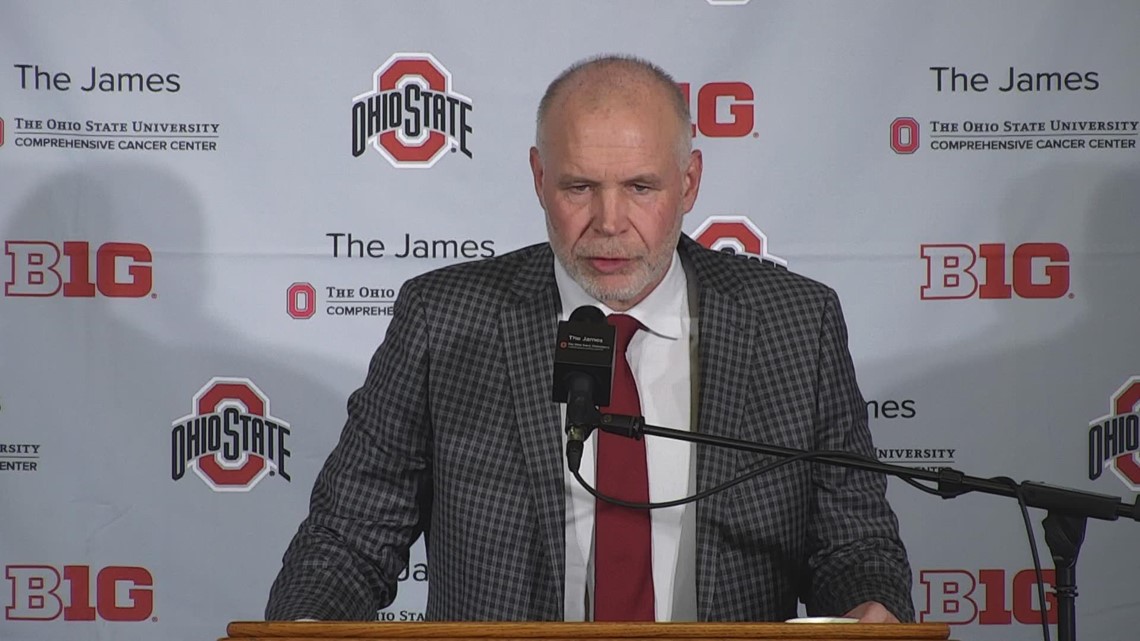 Jim Knowles postgame interview | Ohio State-Iowa | 10tv.com