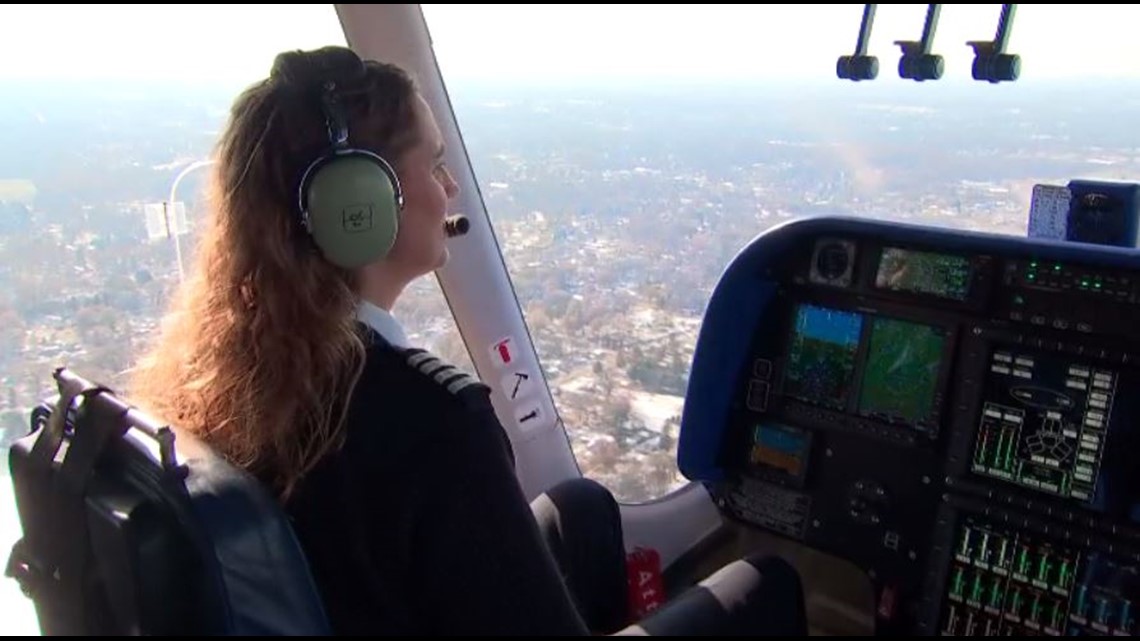 1 of only 3 female blimp pilots in the world tells girls to dream big ...