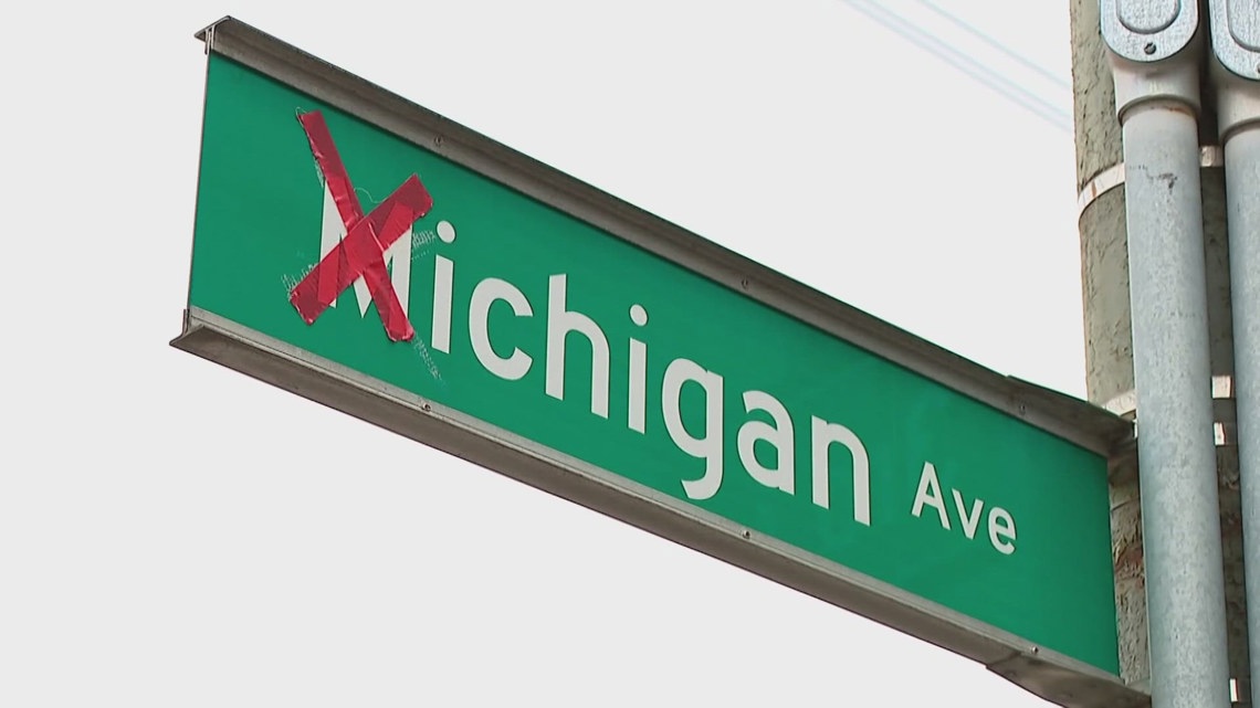 M's crossed out around Ohio State campus for Michigan game | 10tv.com