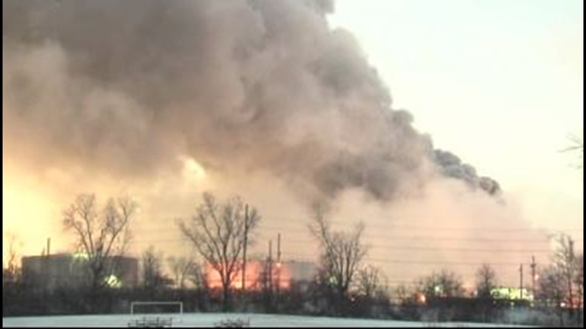 Police Say No One Hurt After Explosion And Fire Shake Ohio Refinery ...