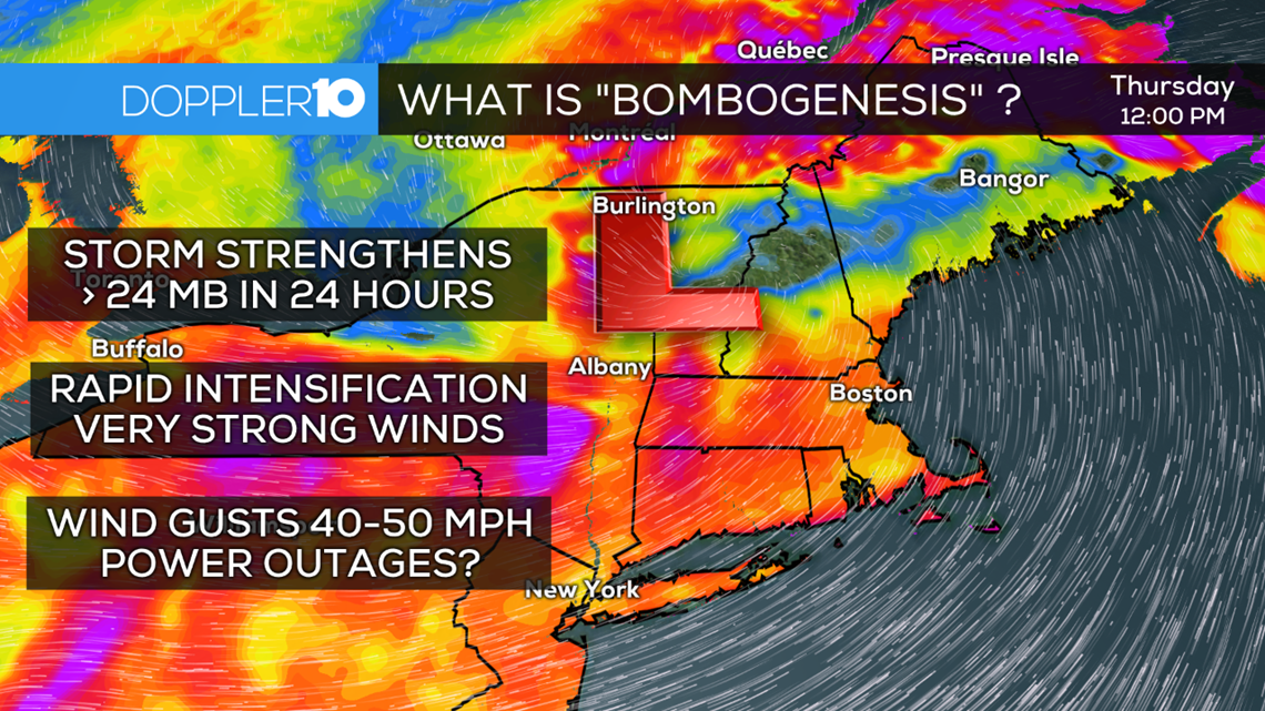 Bombo-what? Fall Nor'easter to undergo "Bombogenesis" over the ...