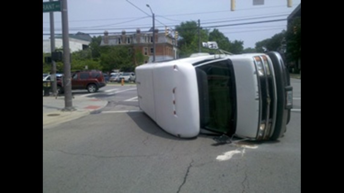 Several Hurt In Downtown Shuttle Bus Crash | 10tv.com