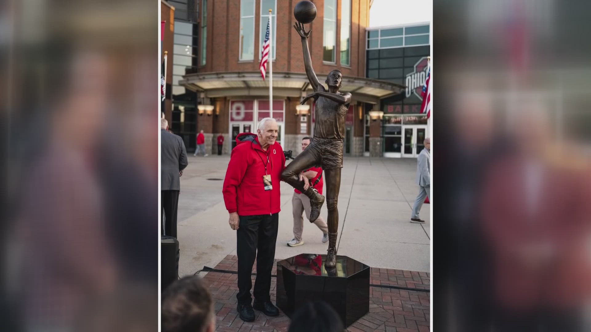 Ohio State unveils statue for legendary basketball player Jerry Lucas ...