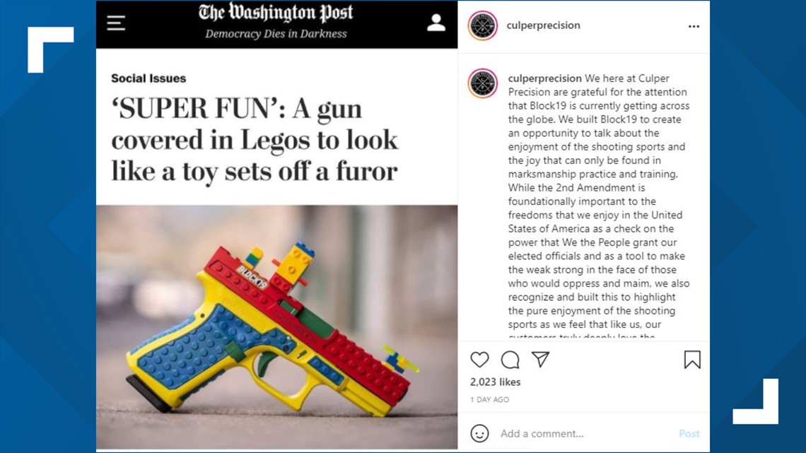Lego asks gunmaker to stop making gun that looks like their toys | 10tv.com