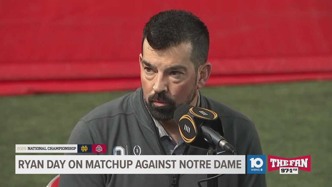 Ryan Day pregame interview | Ohio State vs. Notre Dame in national ...