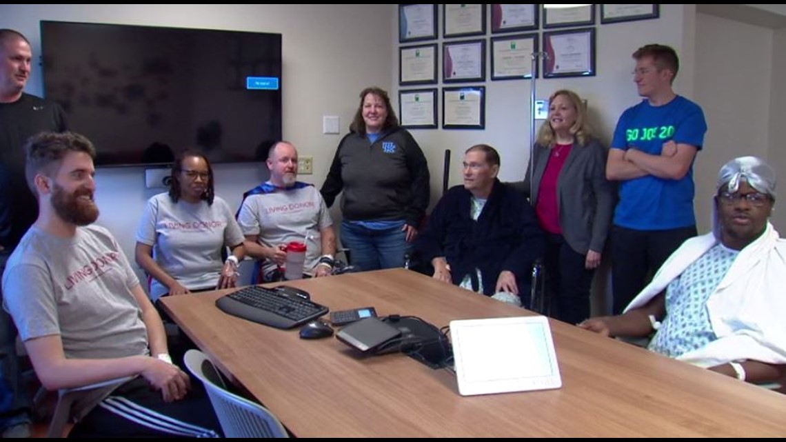 Donors, recipients in 3-way transplant at Ohio State meet for first ...