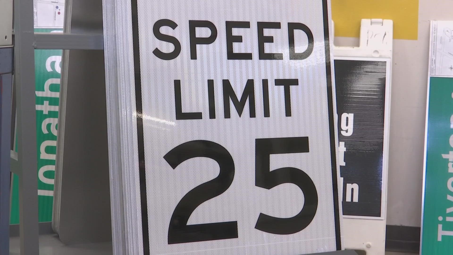 City to begin installing new speed limit signs in downtown Columbus ...