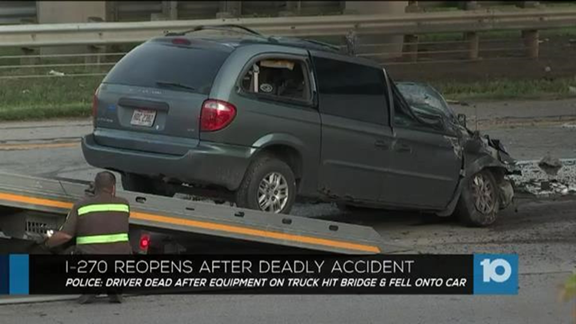 Truck driver charged with vehicular homicide after equipment lands on ...