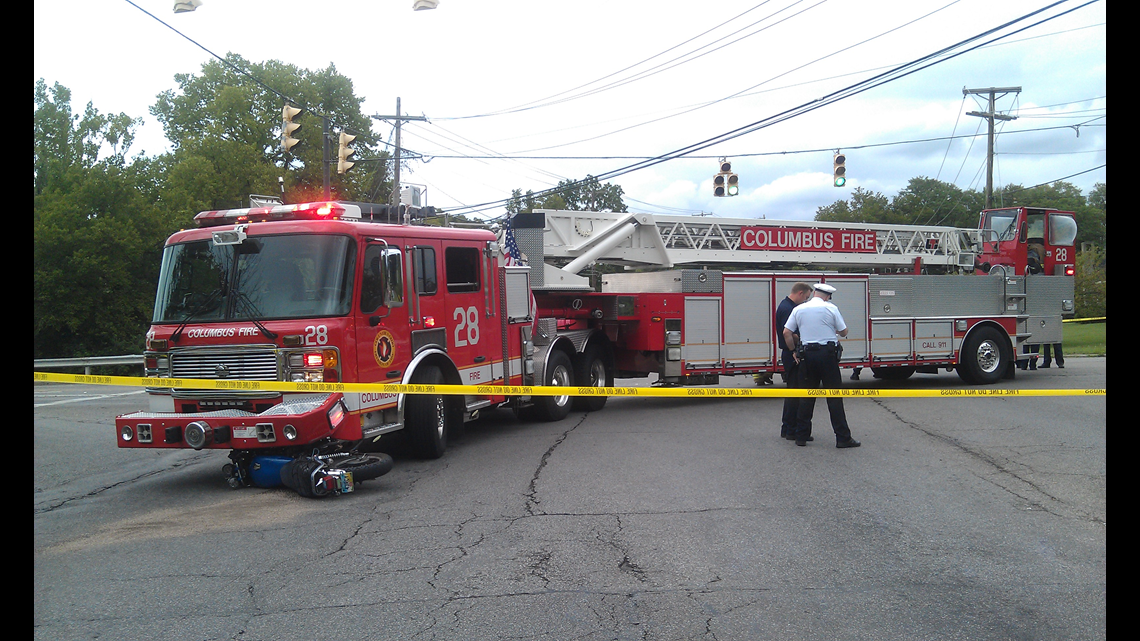 Fire Truck, Motorcycle Collide | 10tv.com