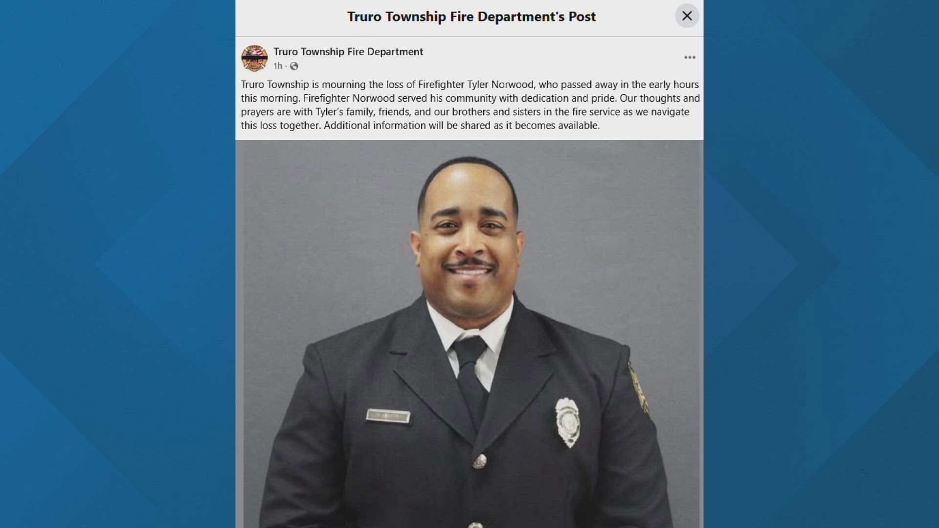 Truro Township firefighter passes away | 10tv.com