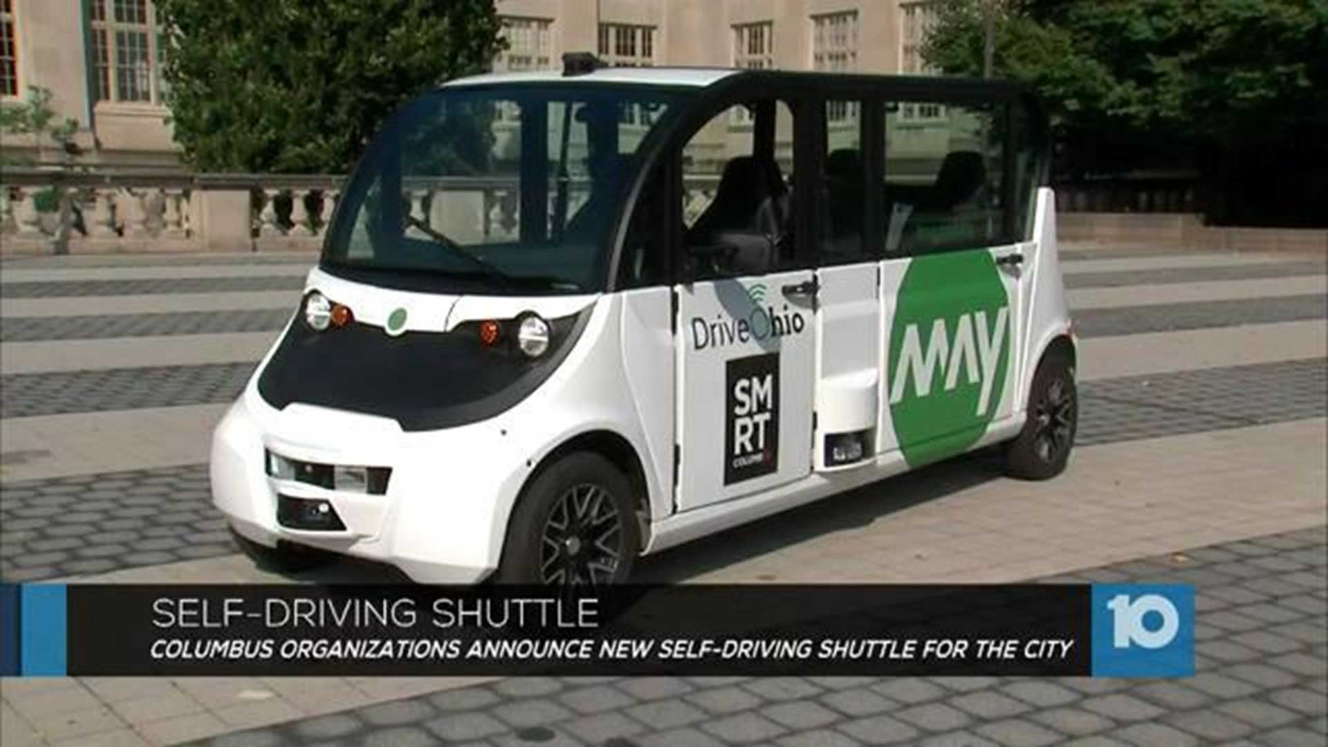 Self-driving shuttle unveiled in Columbus; testing begins this week ...