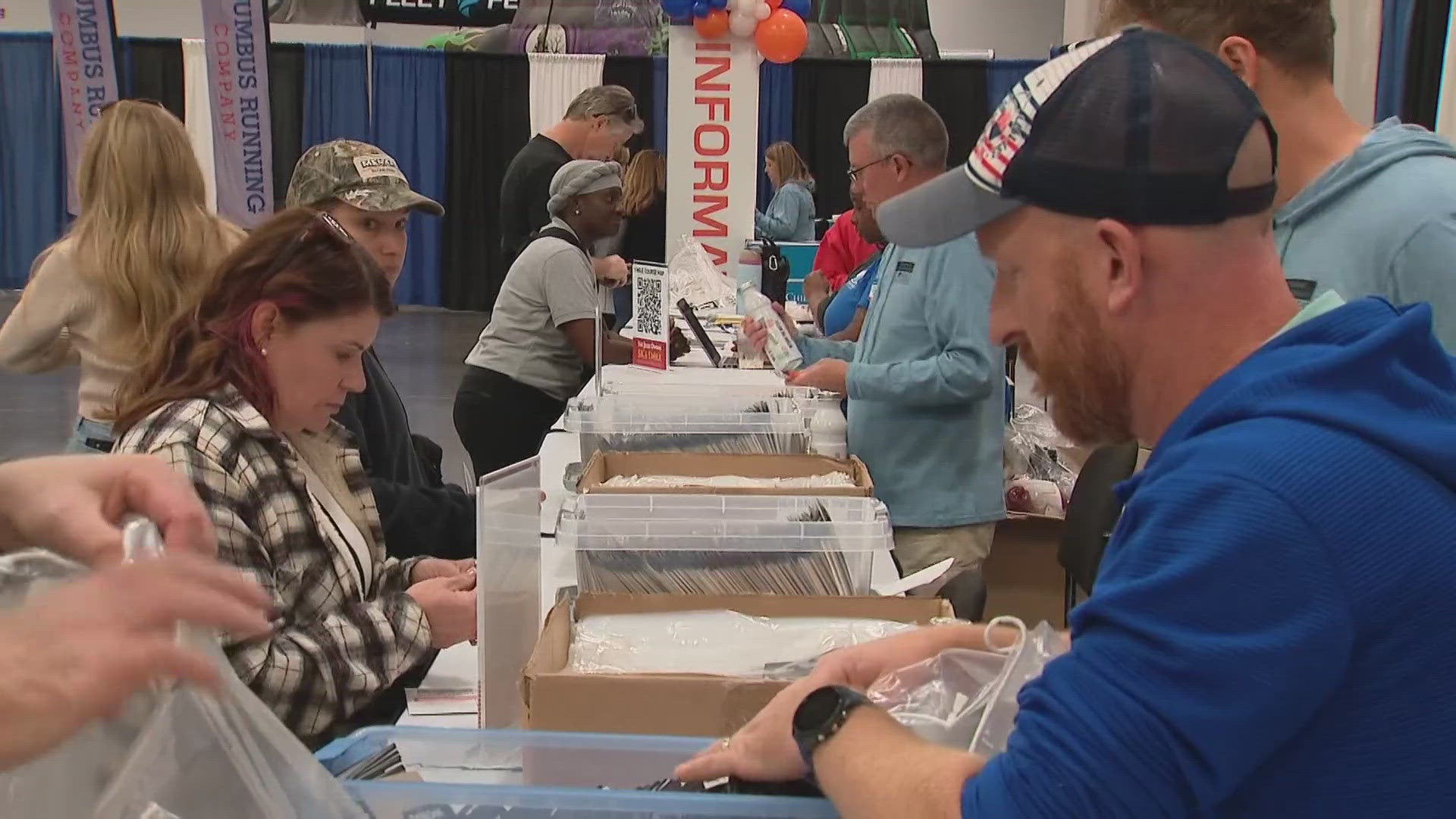 Columbus Marathon runners prepare for rainy run | 10tv.com