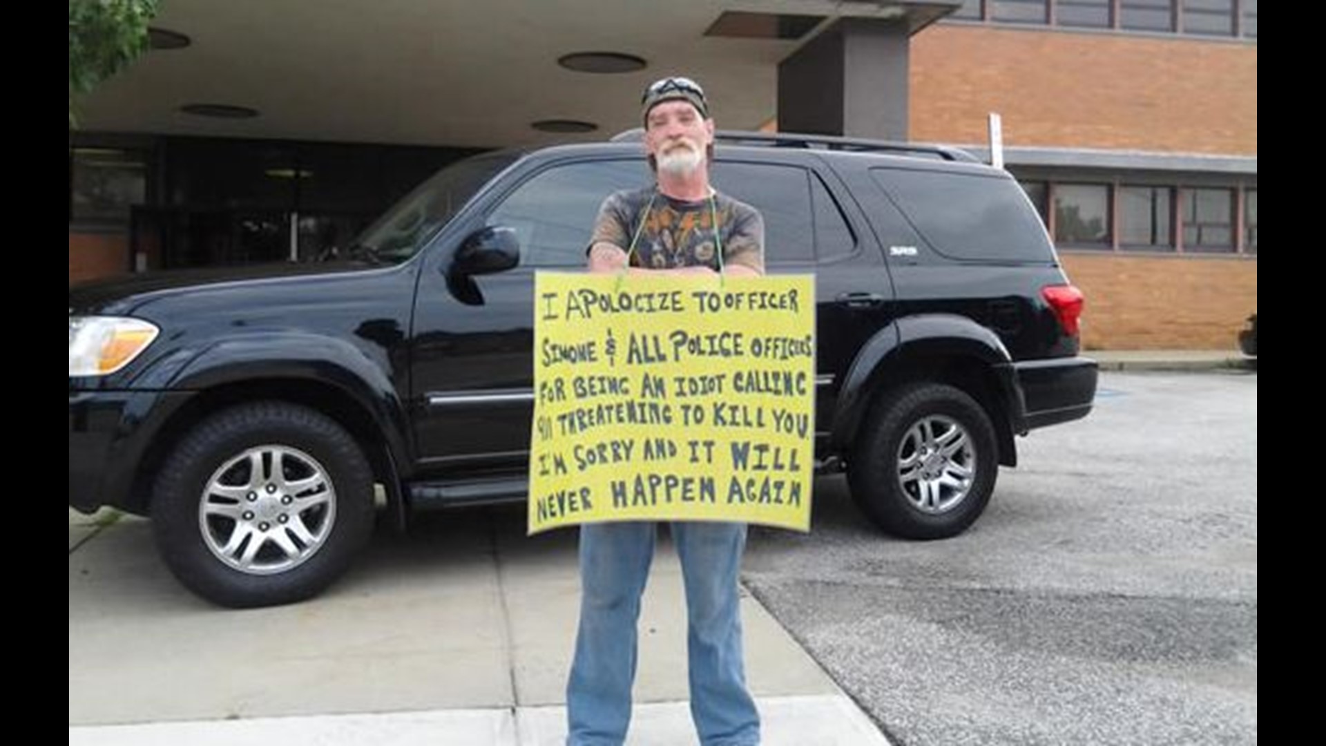 Cleveland Man Spends Labor Day Wearing 'Idiot' Sign As Court-Ordered ...