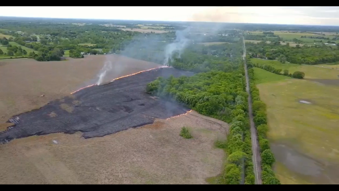 Fire department investigating field fire in Galloway area | 10tv.com