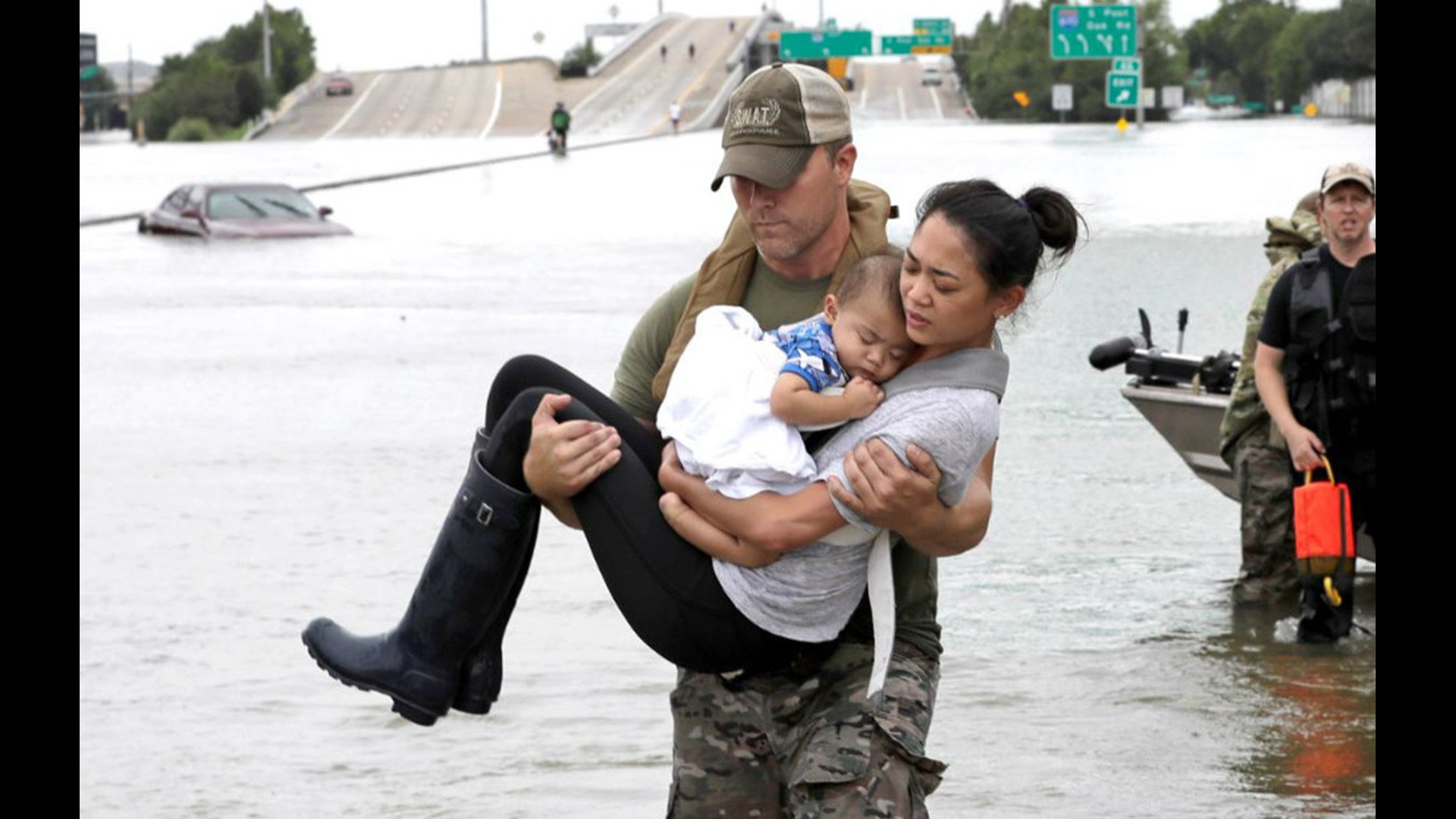 Houston marks Harvey anniversary with flood-control vote | 10tv.com