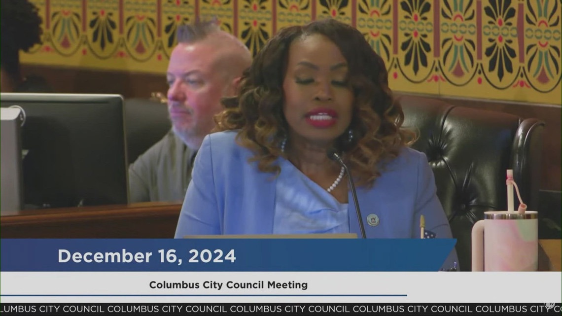 Shayla Favor delivers speech at her last meeting as a city ...