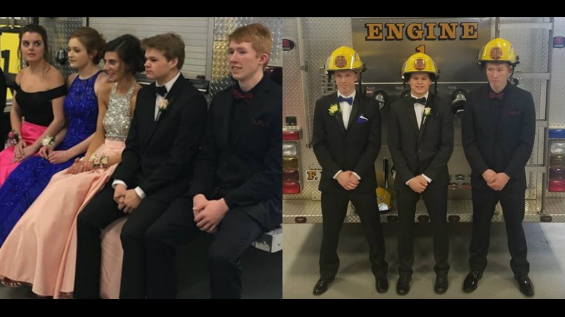 Minnesota firehouse opens doors during blizzard for prom | 10tv.com