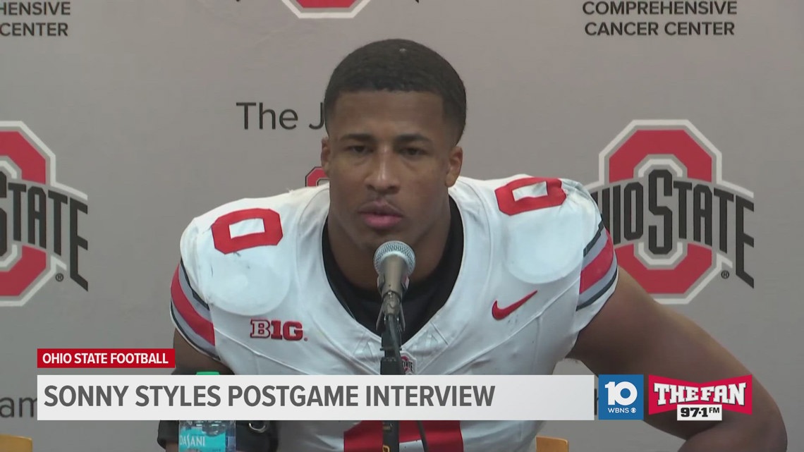 Sonny Styles postgame interview | Ohio State vs. Michigan | 10tv.com