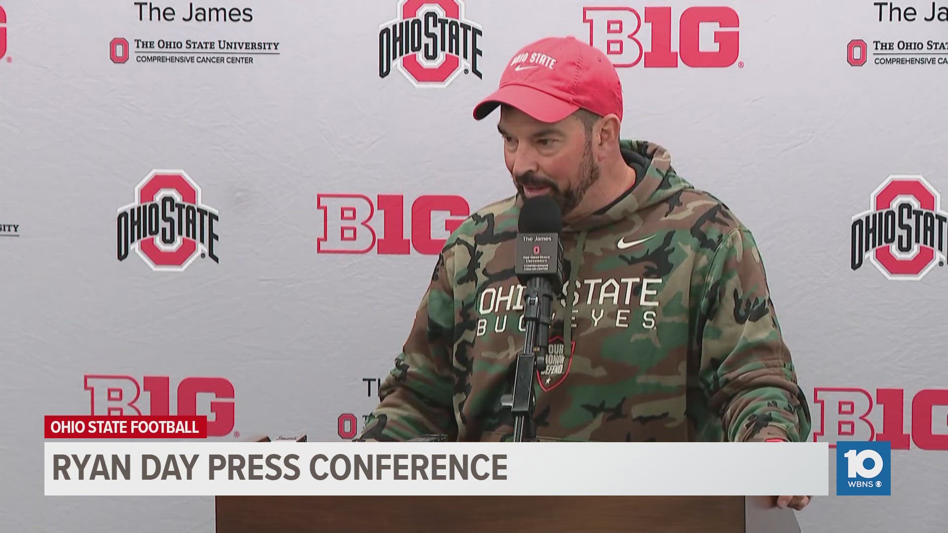 Ohio State coach Ryan Day talks about team's invite to the White House in April | 10tv.com