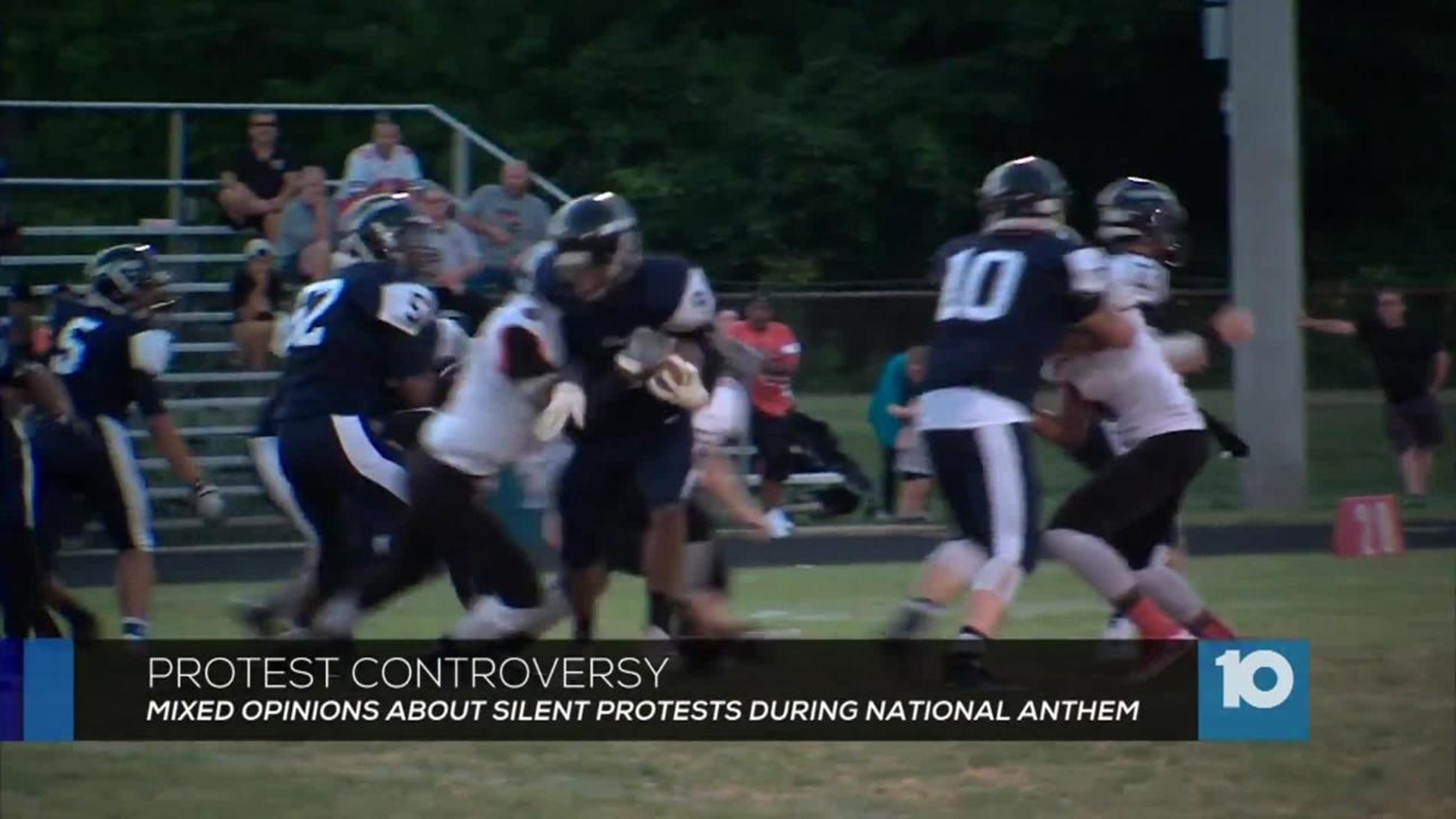 Mixed emotions over silent protests during national anthem | 10tv.com