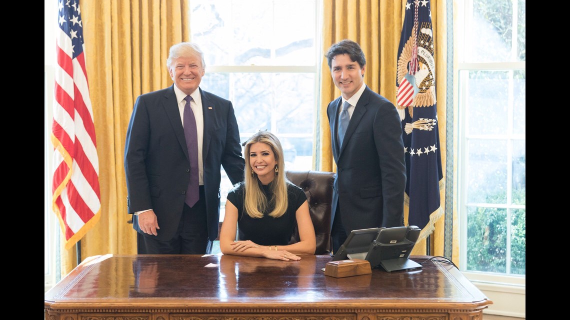 Ivanka Trump posts photo of herself behind Oval Office desk | 10tv.com