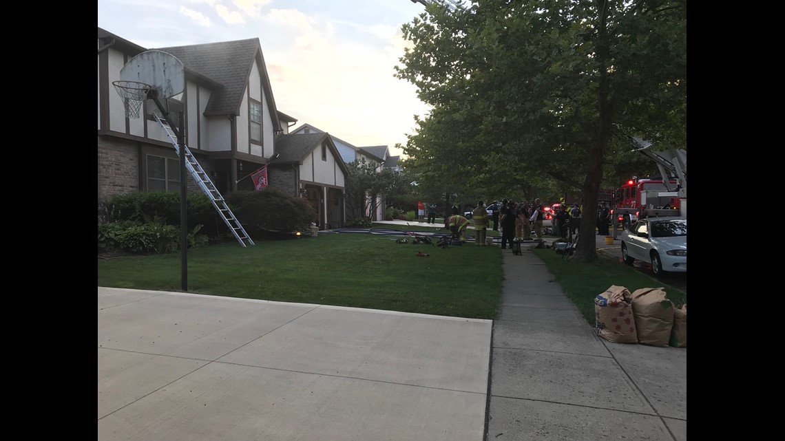 Firefighter treated at scene of house fire in north Columbus | 10tv.com