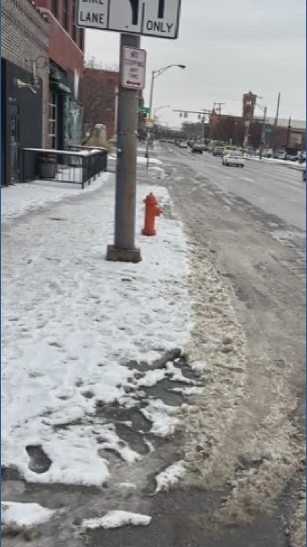 Unplowed bike lanes causing concerns on major streets in Columbus ...