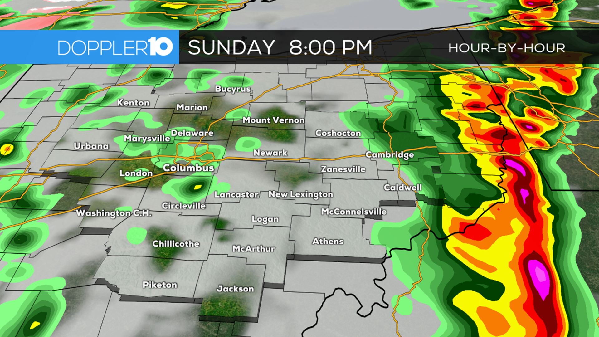 Tracking Sunday severe weather in central Ohio | 10tv.com