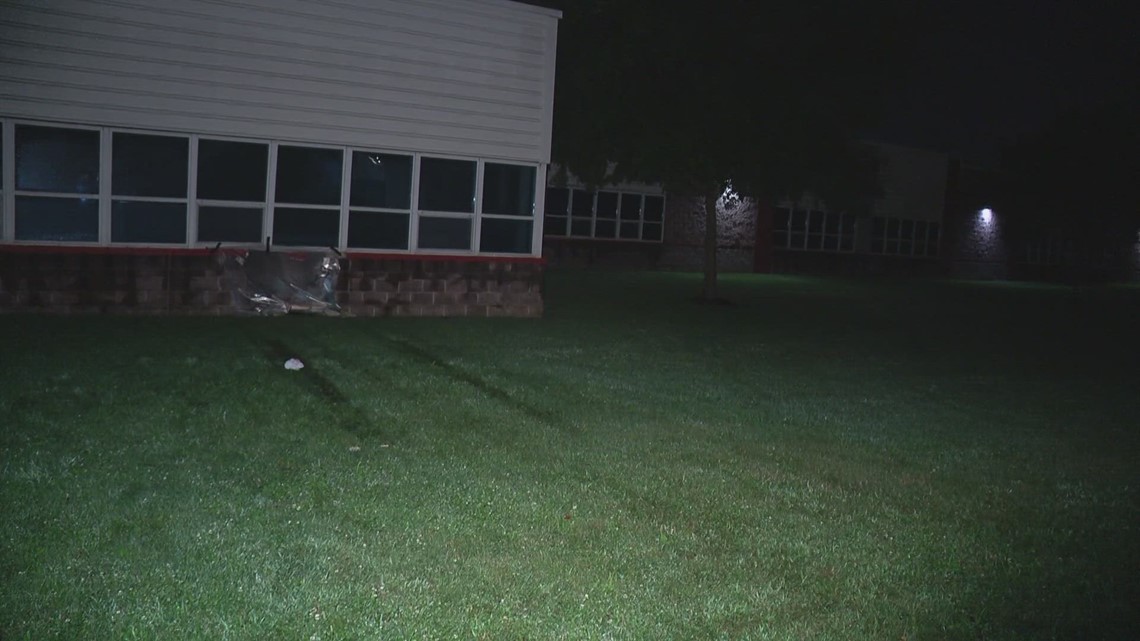 1 Arrested After Crashing Into Columbus Elementary School