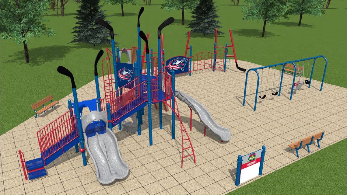 Columbus Blue Jackets staff, alumni to build new playground at Barnett ...
