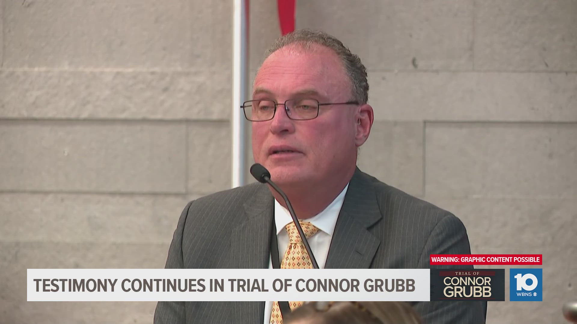 Coroner Kent Harshbarger testifies in Connor Grubb trial, interrupted ...
