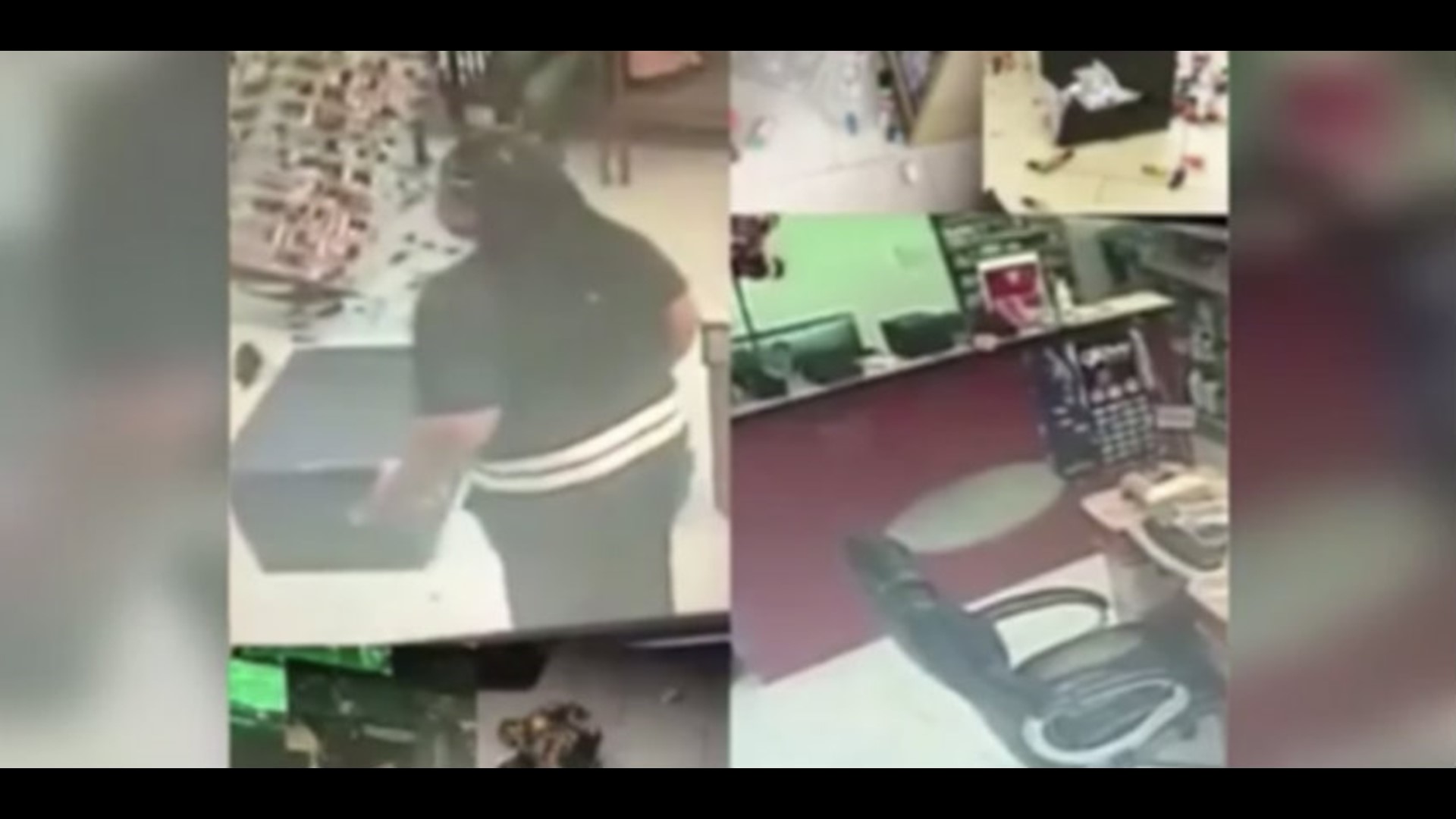 VIDEO: Angry customer's rampage inside nail salon caught on camera ...