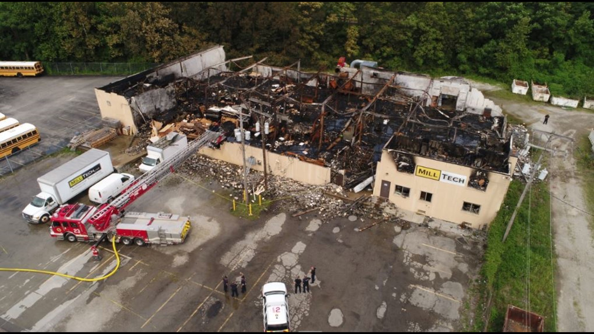 Large fire that destroyed industrial building in east Columbus deemed ...