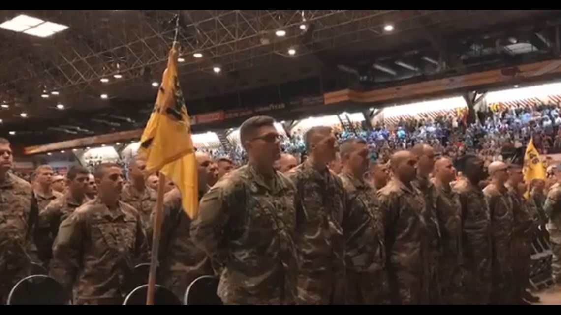 Ceremony held as Ohio National Guard unit deploys to Middle East | 10tv.com