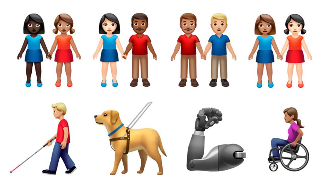 Apple, Google continue inclusive push with new emojis | 10tv.com