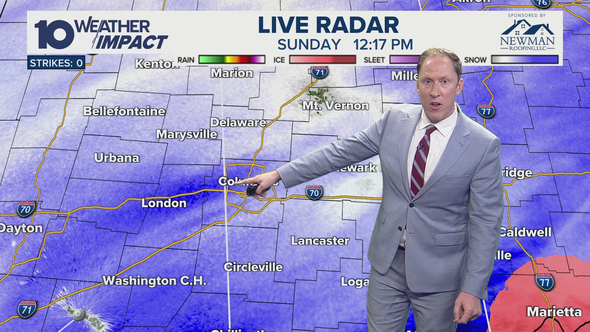 Snow pummels Columbus, central Ohio | Jan. 25, 2026 | 10tv.com