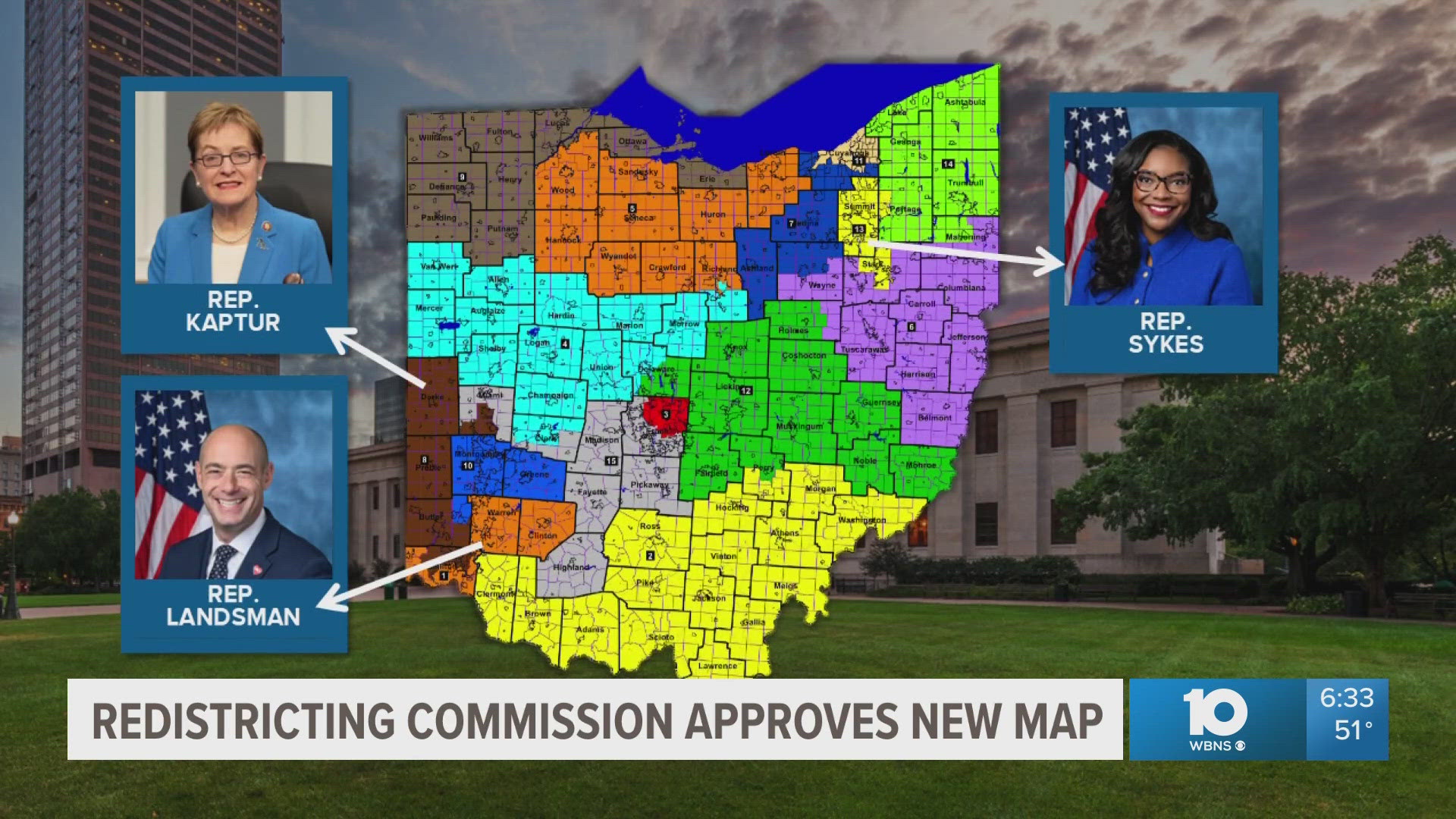 Ohio redistricting map unanimously approved, giving Republicans bigger ...