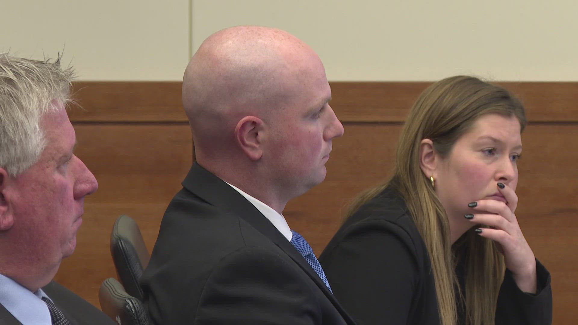 Emotional first day of testimony in trial of Blendon Township officer ...