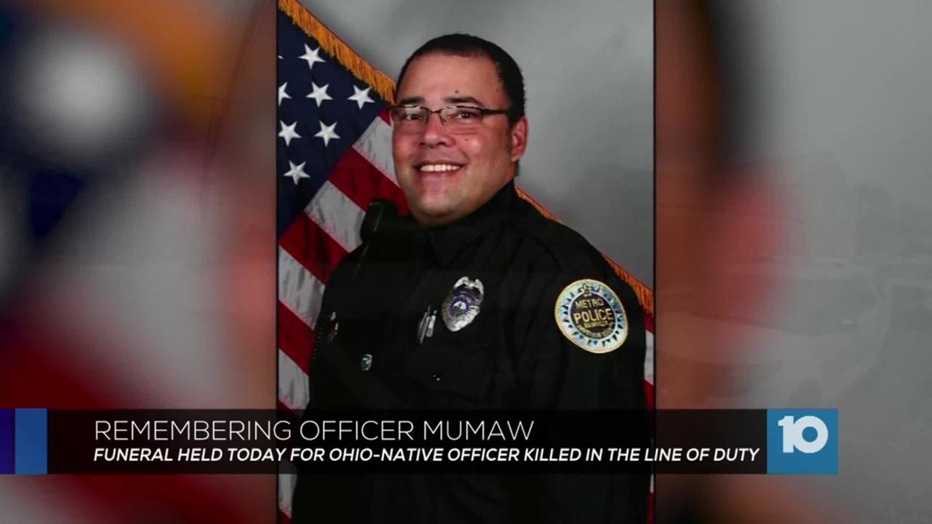 Funeral held for Ohio-native officer killed in the line of duty | 10tv.com