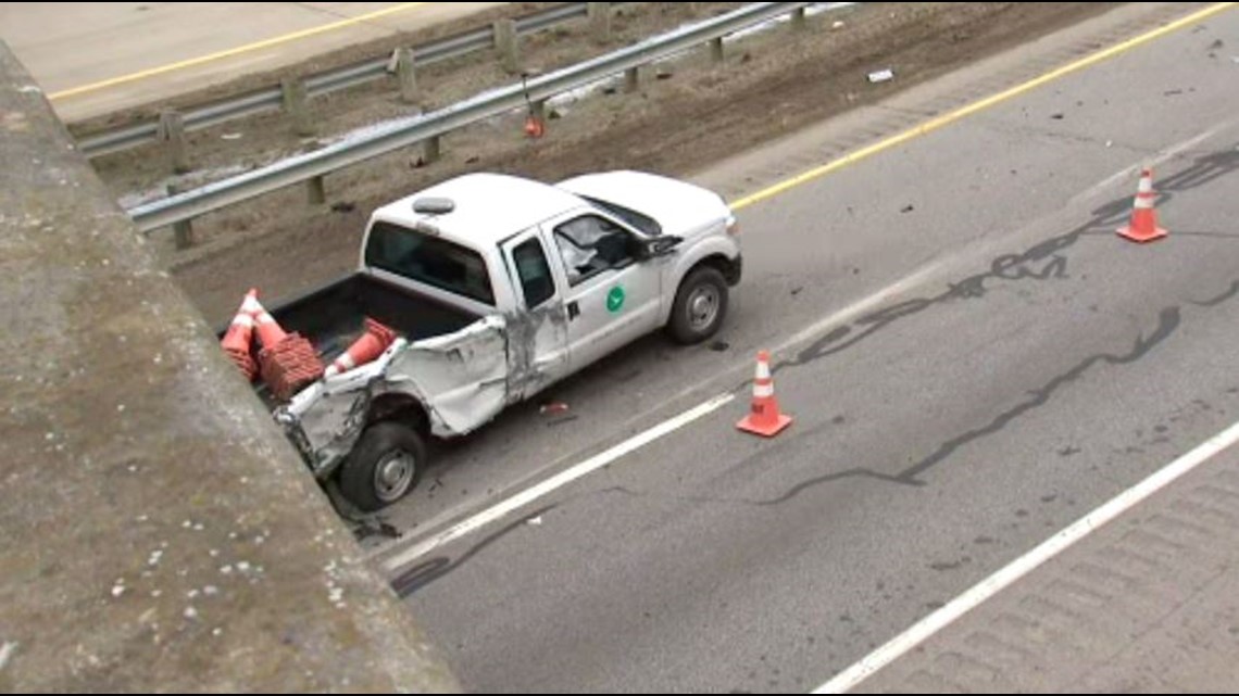 4 hospitalized after van strikes ODOT vehicle in Hocking County | 10tv.com
