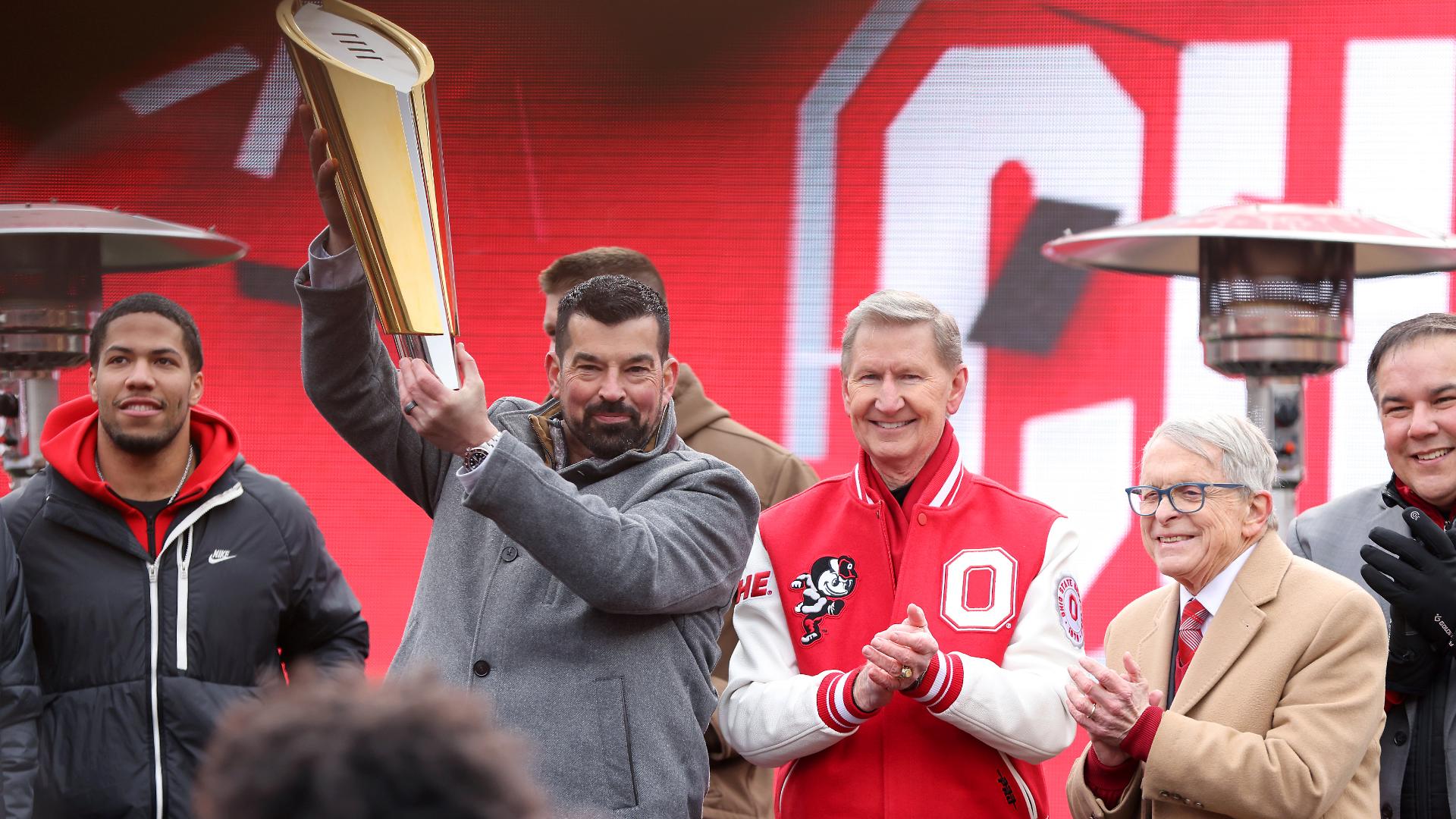 Ohio State Championship Celebration | Thousands flock to the 'Shoe to ...