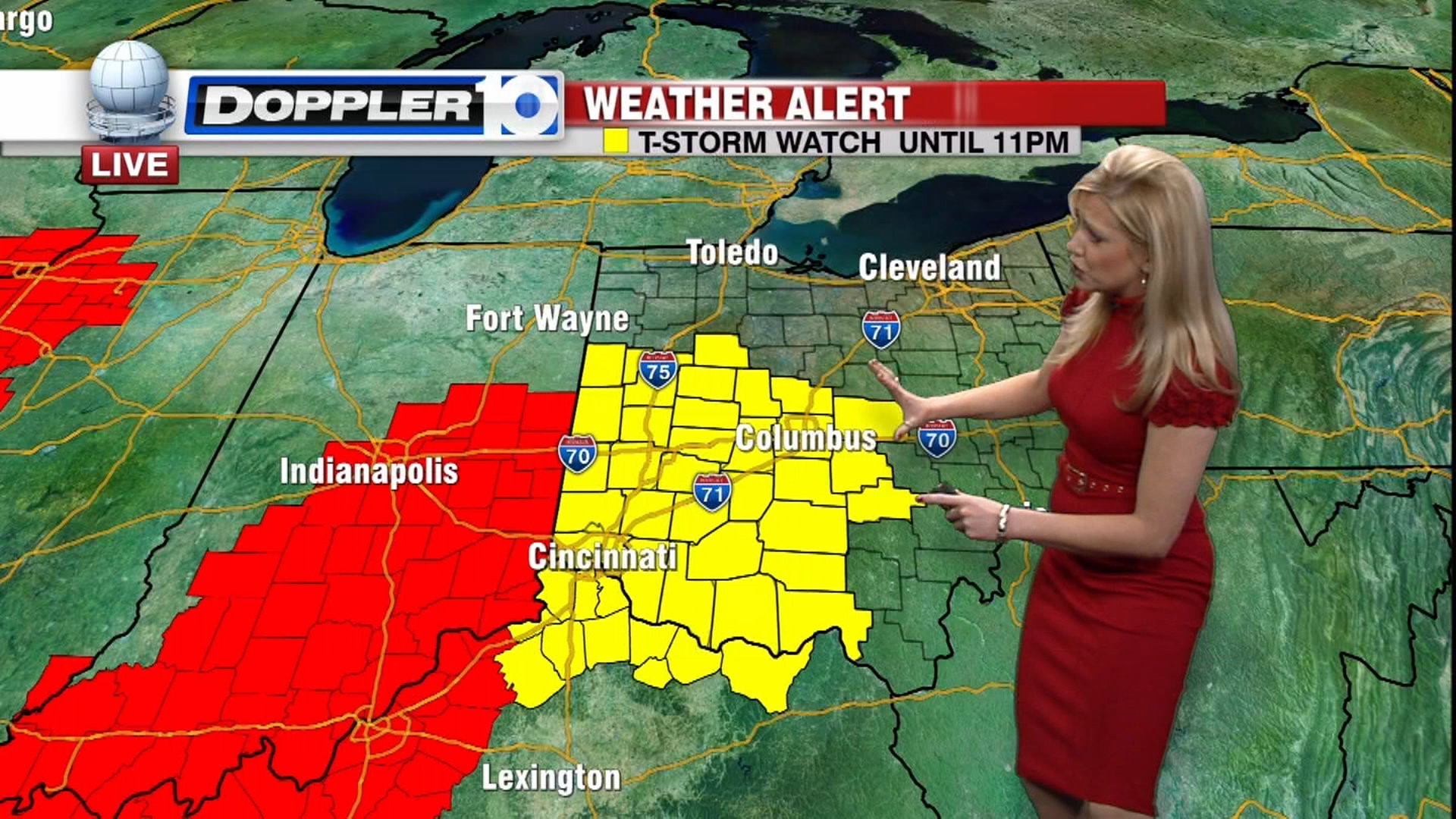 WEATHER ALERT: Severe Thunderstorm Watch In Central Ohio Until 11 P.M ...