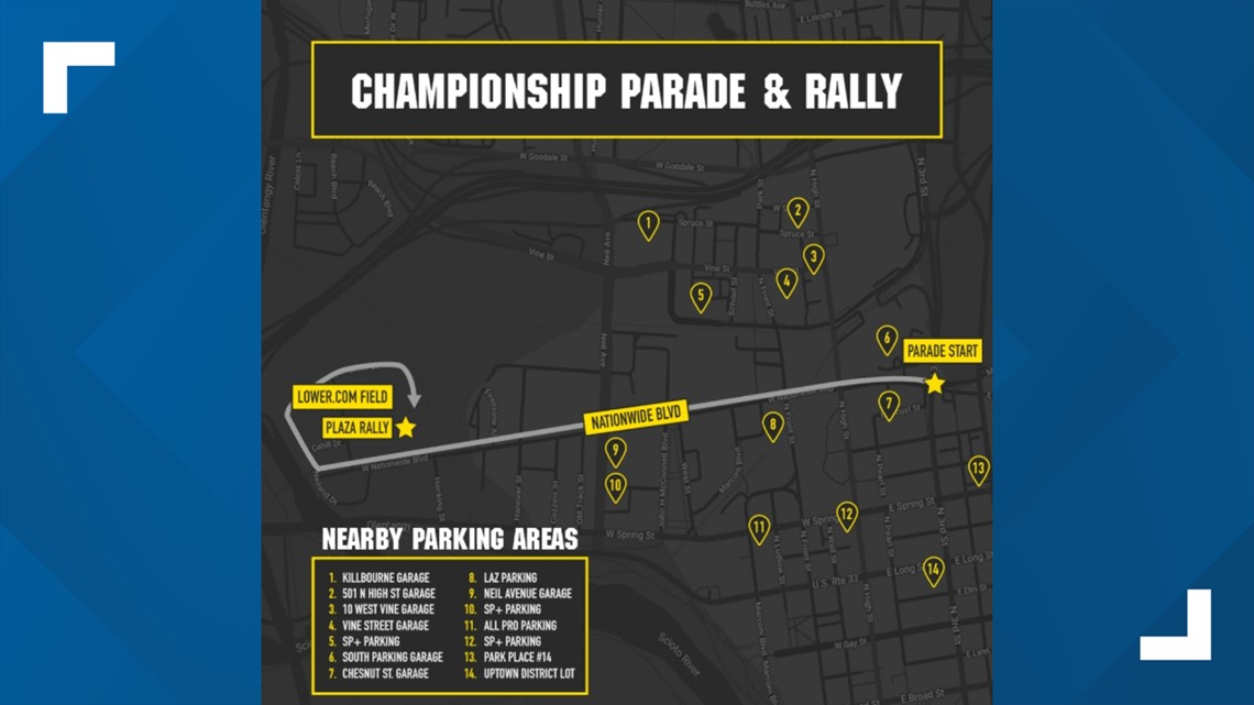 The Columbus Crew Parade starts tomorrow (Tuesday) at Noon : r/Columbus
