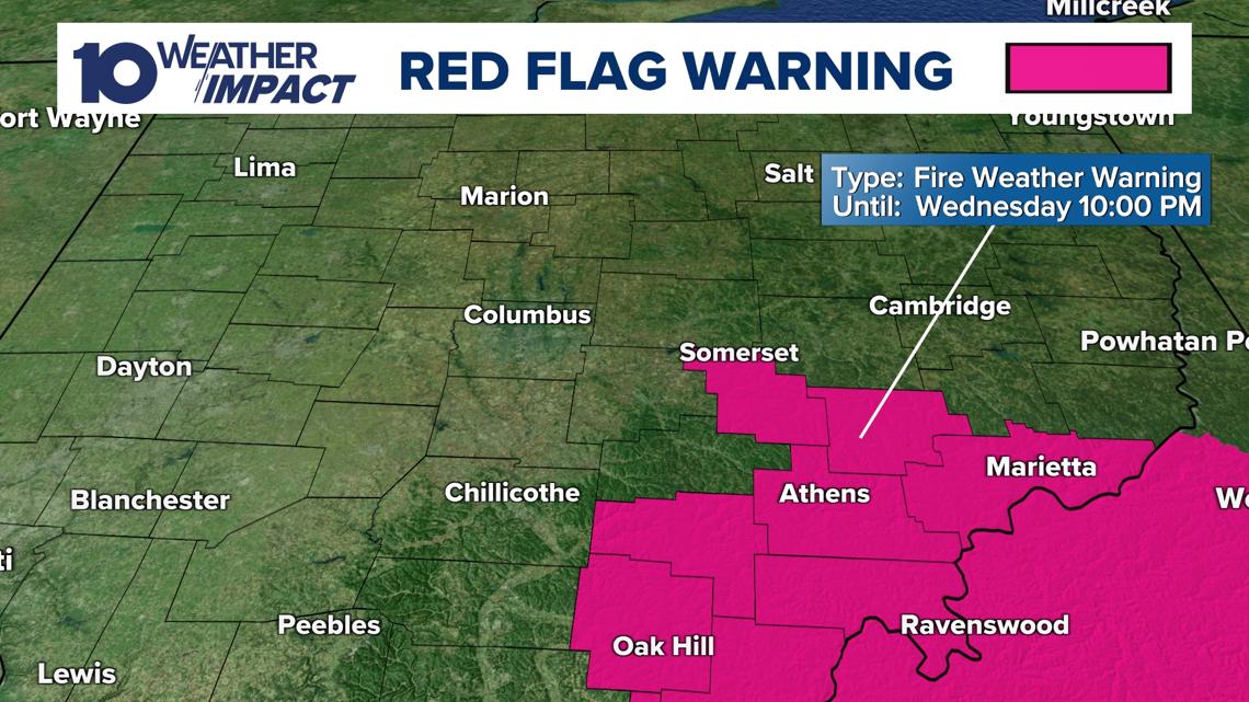 Red Flag (Fire Weather) Warning in Ohio: What we know | 10tv.com