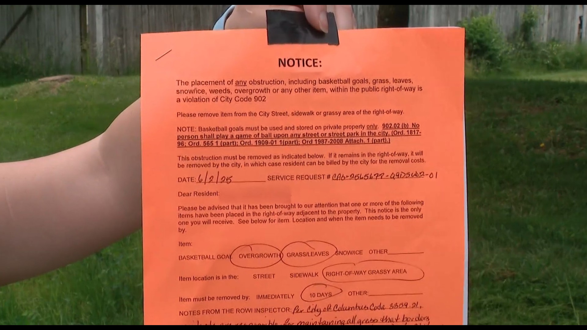 Columbus residents face fines over path maintenance | 10tv.com