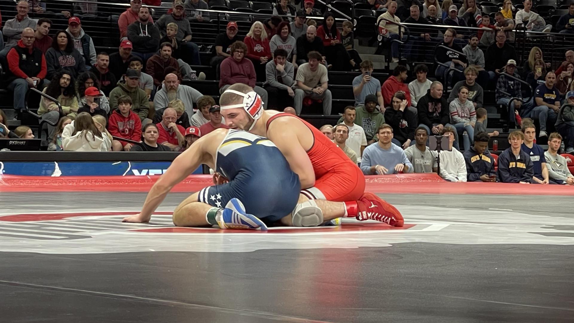 Ohio State wrestler Sammy Sasso returns to the mat | 10tv.com