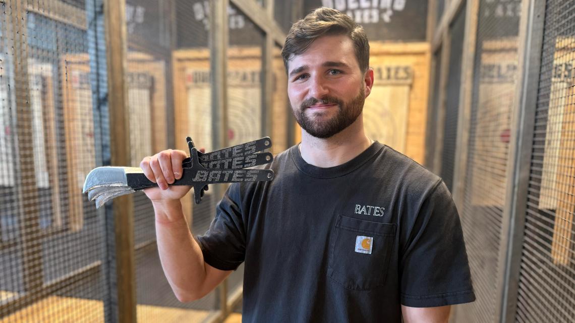 Coleman Bates wins world championship in knife throwing | 10tv.com
